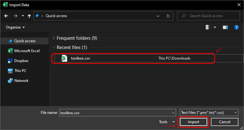 How To Import A CSV File To Excel
